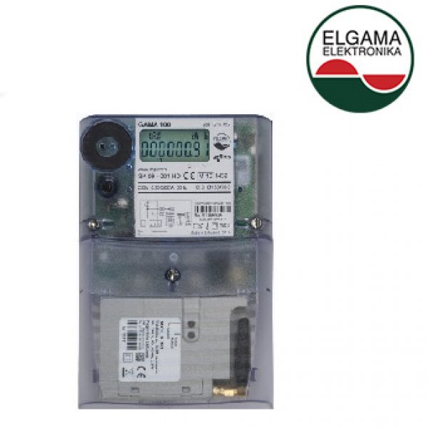 Elgama GAMA 100 Vienafazis elektros energijos skaitiklis. EIC-energy
